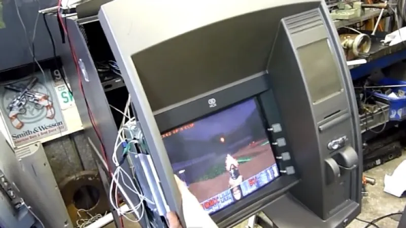 Australian Hackers Play Doom On An ATM - Game Informer