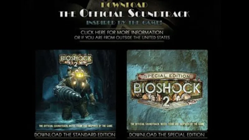 BioShock 2 Official Soundtrack Available For Download - Game Informer