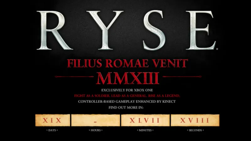 Crytek's Ryse Confirmed For Xbox One, CryEngine 3 Already Running On ...