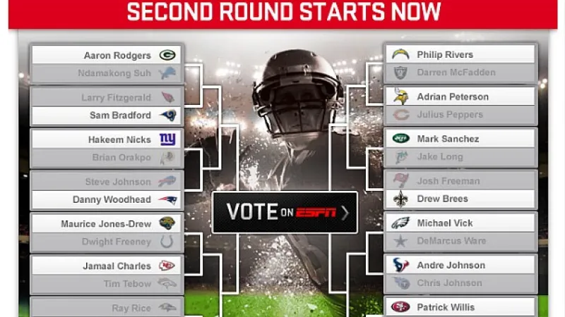 Madden NFL 12 Cover Voting Moves Into Second Round - Game Informer