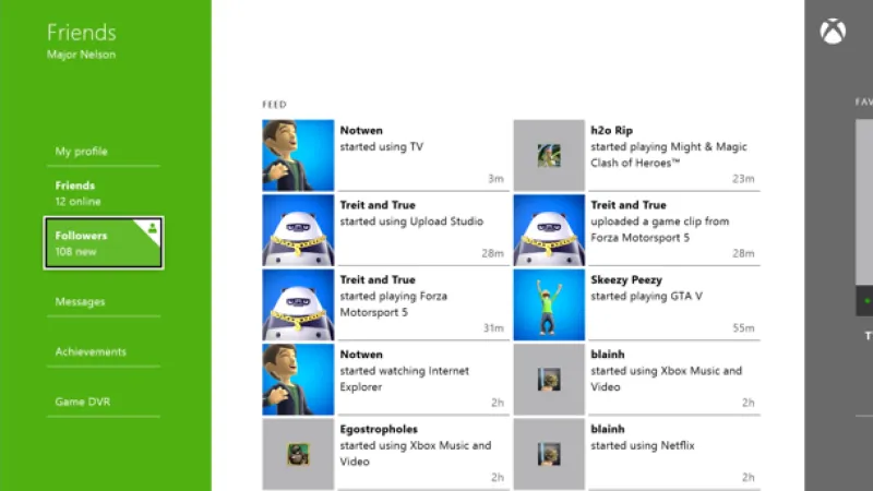 Microsoft Reveals Xbox One Friends List Features - Game Informer