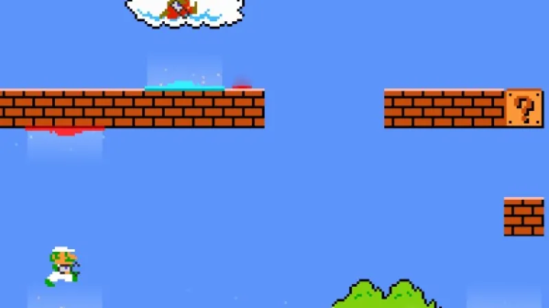New Indie Game Remakes Super Mario Bros. With Portal Gun - Game Informer