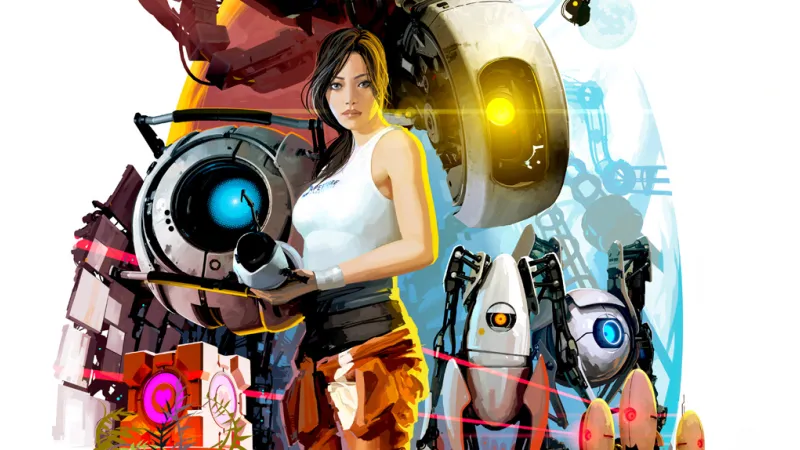 Prepare To Buy Portal 2’s ‘70s Style Movie Poster - Game Informer